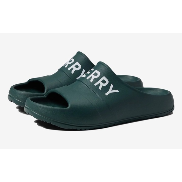 Sperry | Shoes | New Mens Sperry Logo Float Slide Green 9 | Poshmark